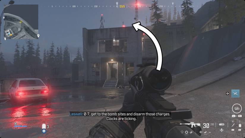 ‘Gora Dam’ item and weapon locations in MW3