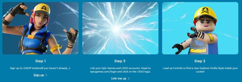 How to link LEGO Insider and Fortnite accounts for free skins