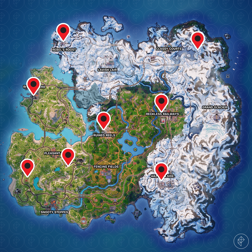 Where to find Weapon Cases in Fortnite Chapter 5 Season 1