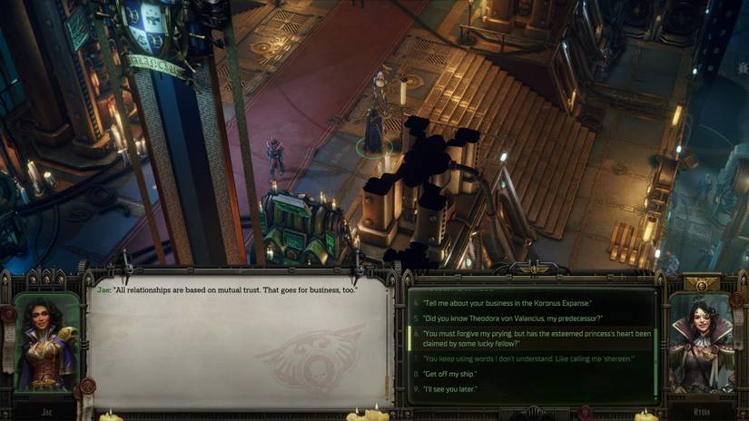 How to romance companions in Warhammer 40K Rogue Trader