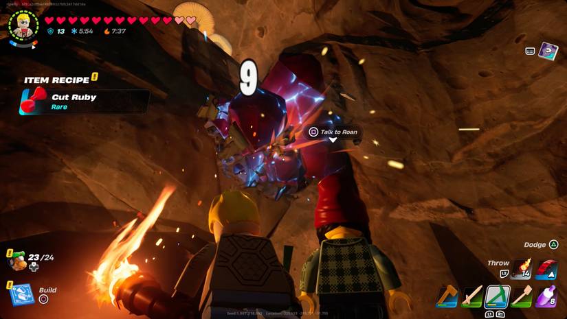 How to find ruby in Lego Fortnite Odyssey