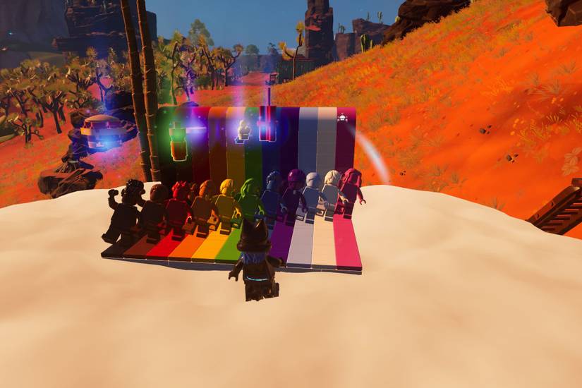 What’s at the end of the rainbow in Lego Fortnite Odyssey?