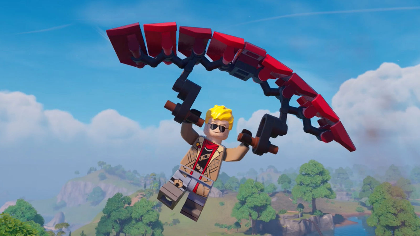 How to make a glider in Lego Fortnite Odyssey