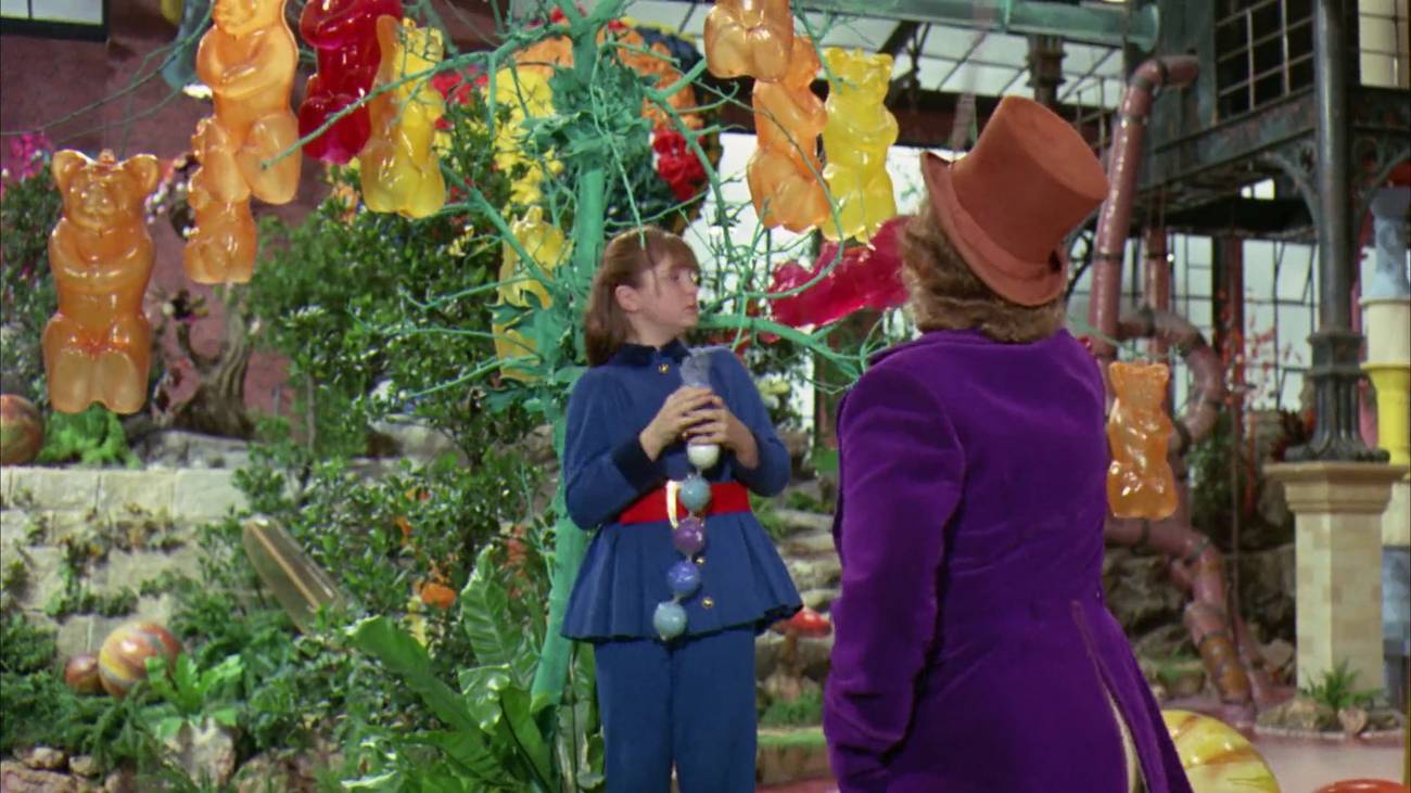 exploding candy willy wonka