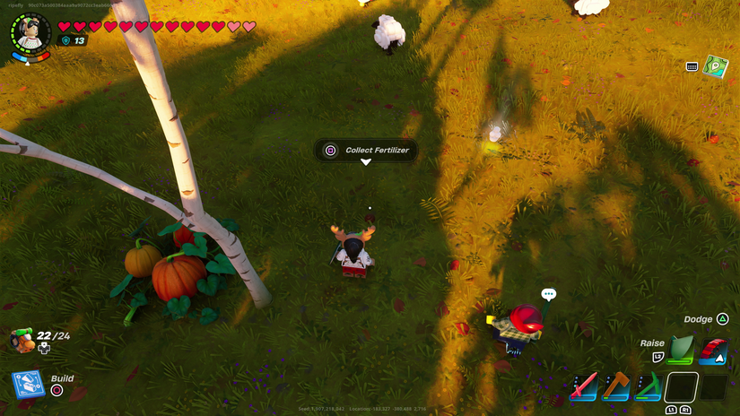 How to get fertilizer in Lego Fortnite Odyssey