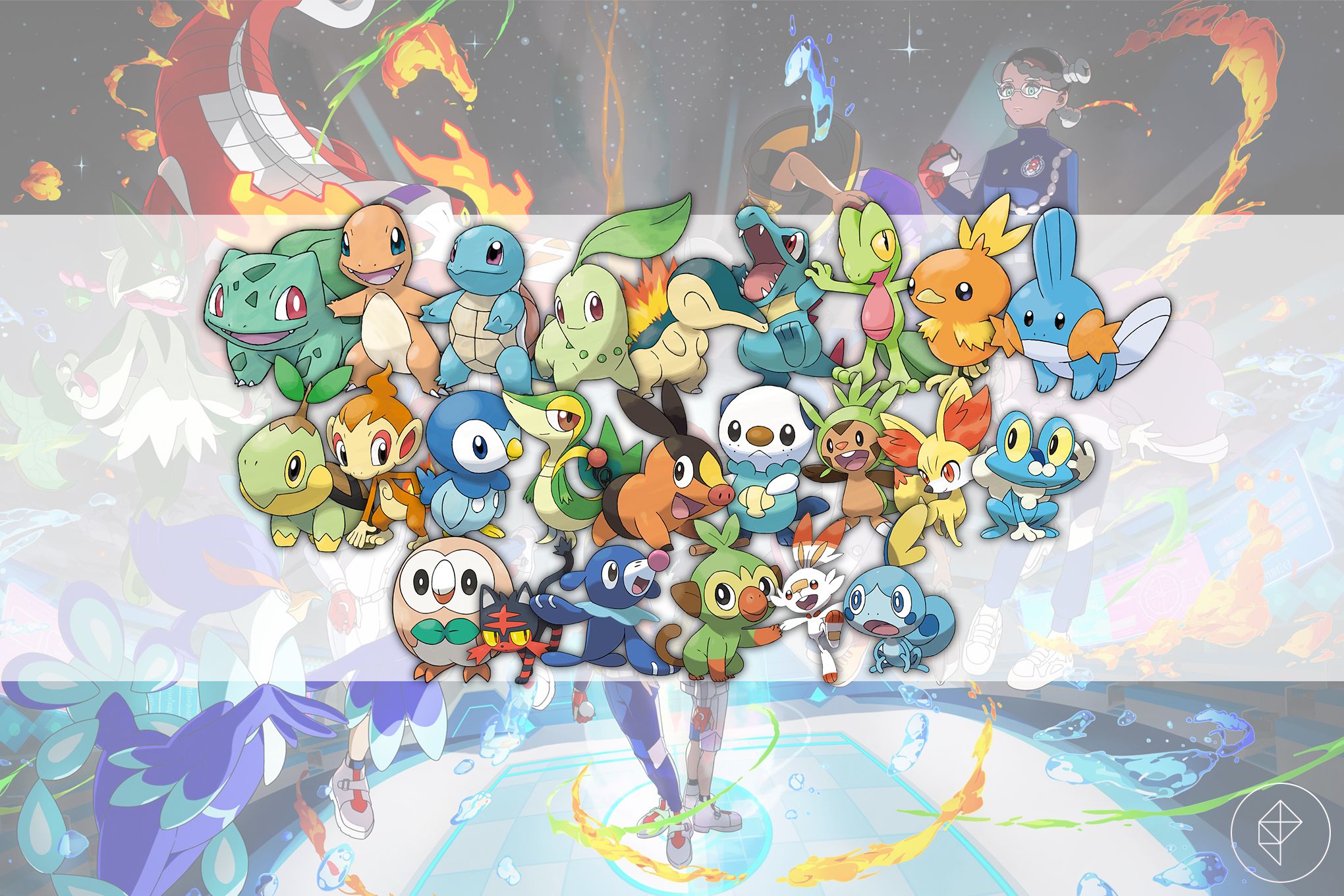 pokemon starter evolutions chart