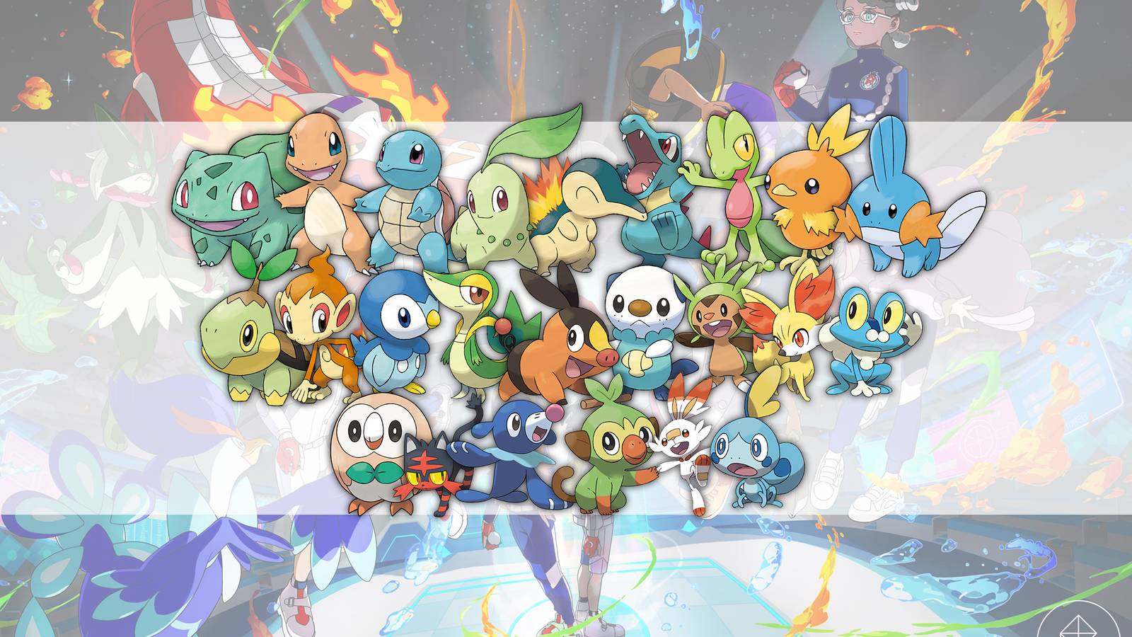 pokémon starter wallpaper