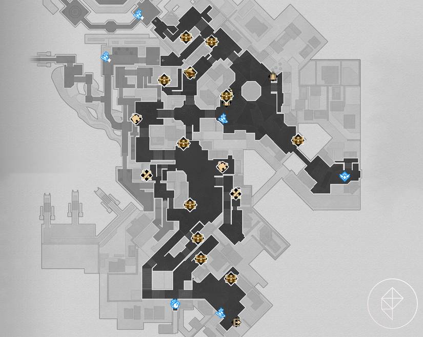 Honkai: Star Rail Xianzhou Luofu treasure chest locations and map