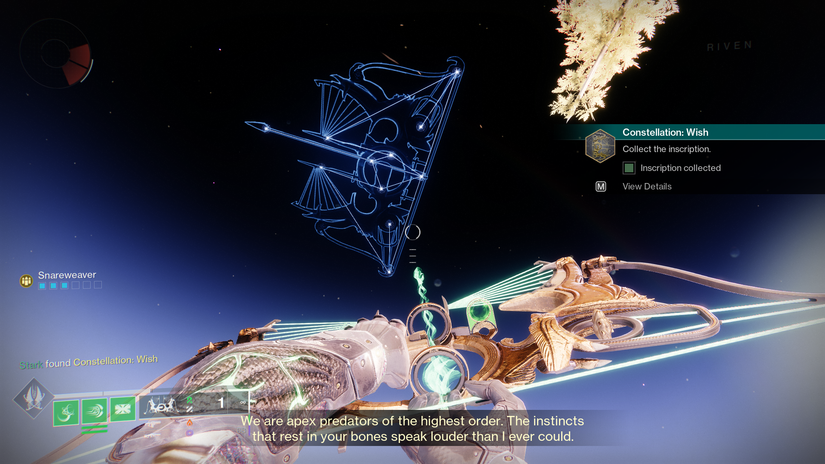 Constellation Wish quest steps for the Destiny 2 Wish-Keeper Catalyst