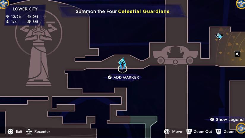 Amulet locations in Prince of Persia: The Lost Crown