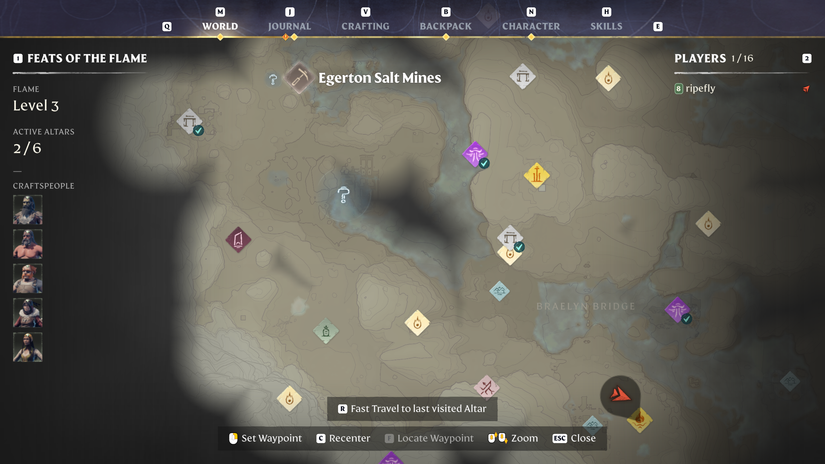 Where to find salt in Enshrouded