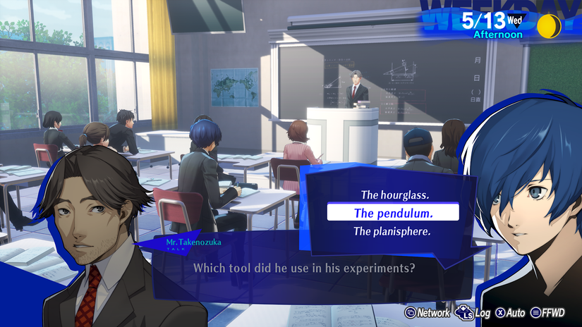 All Persona 3 Reload classroom answers and questions