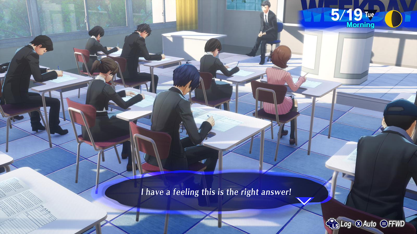 persona 3 theme school