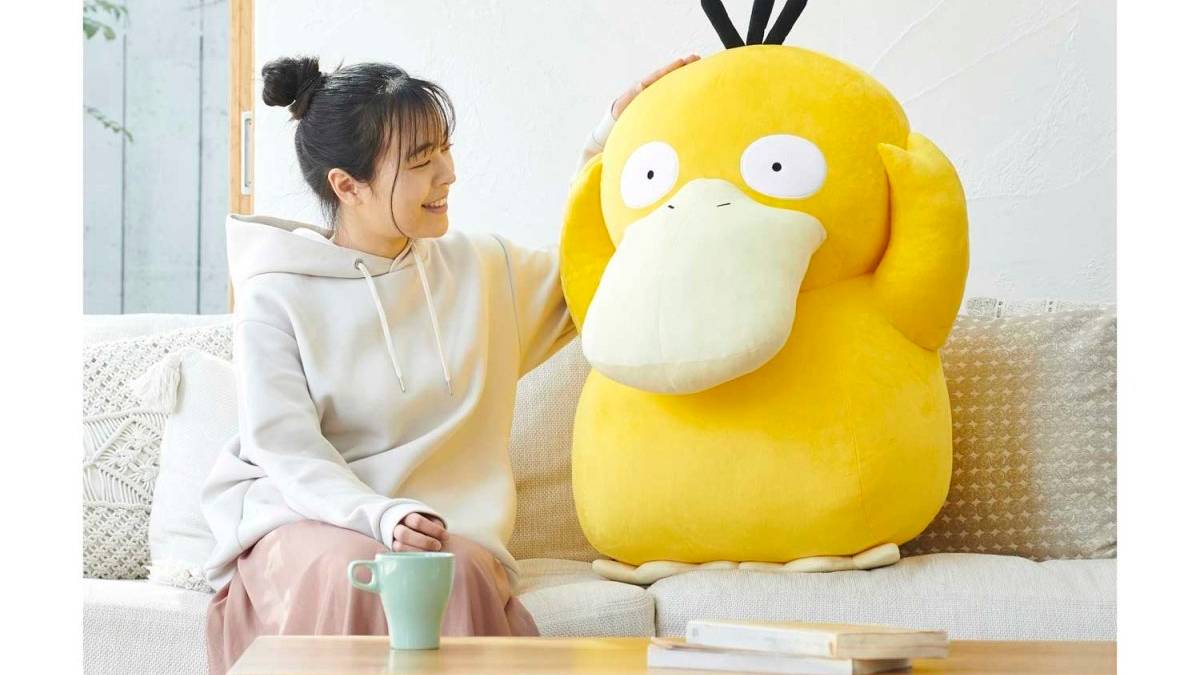 The life-size Psyduck is back in stock at The Pokémon Center