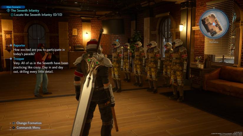 All Seventh Infantry member locations in FF7 Rebirth