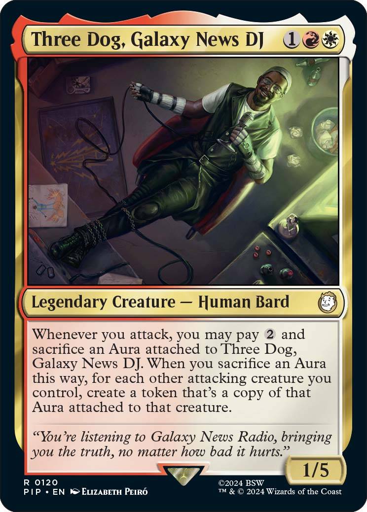 The full list for Magic’s first Fallout Commander deck