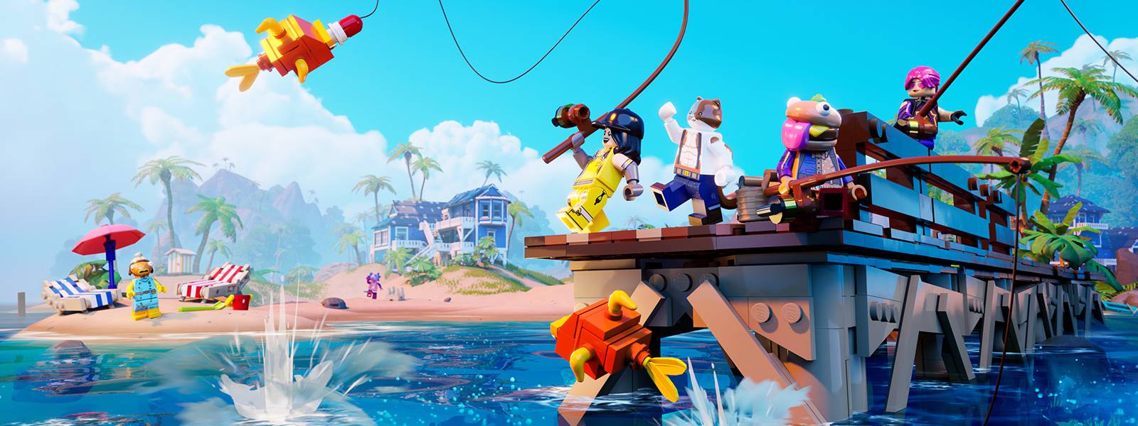 Lego Fortnite update adds a fishing minigame