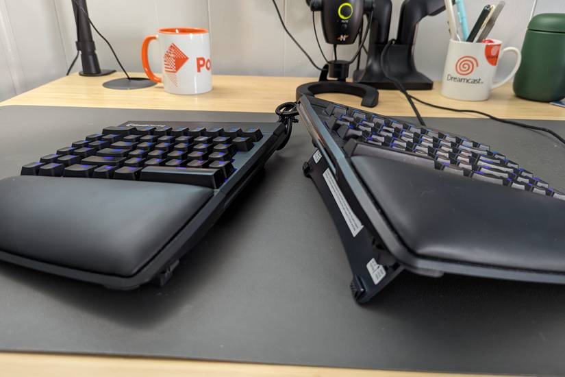 Use a split keyboard to protect your wrists during work and PC gaming