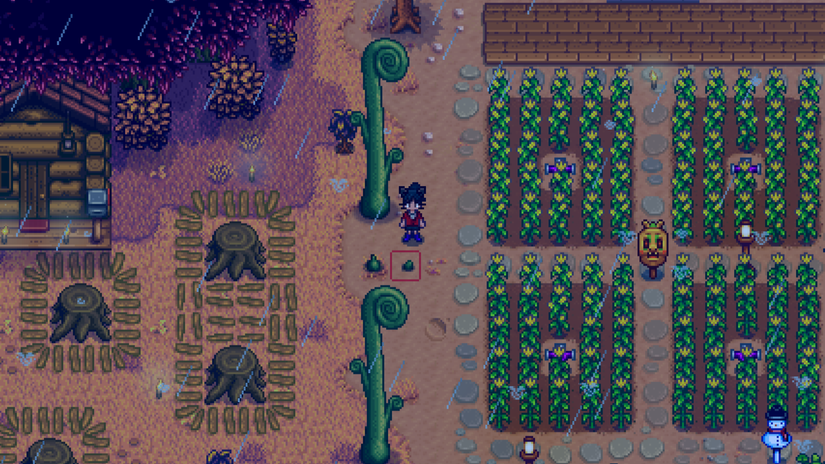 Where to find moss in Stardew Valley