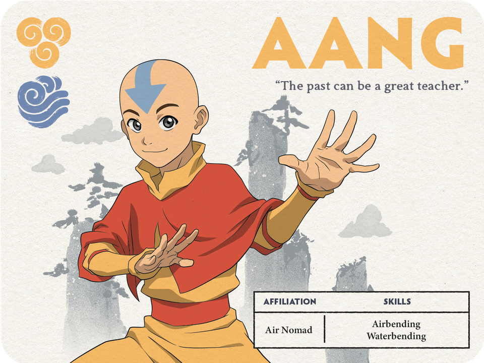 Avatar: The Last Airbender Aang’s Destiny is a collaborative card game