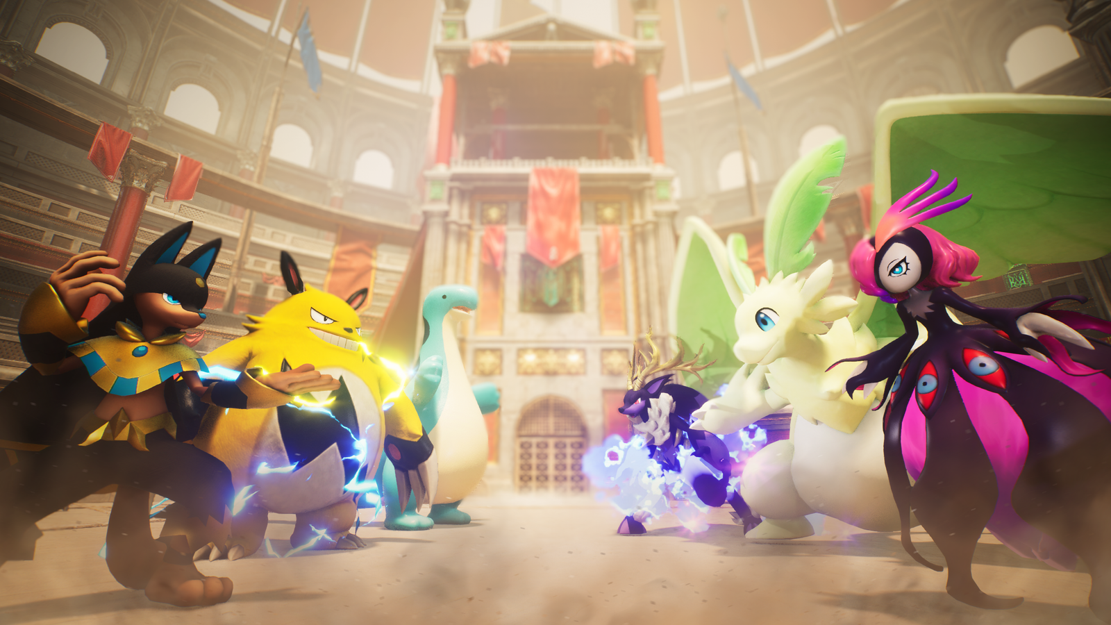 Palworld releases a new look at its PvP mode