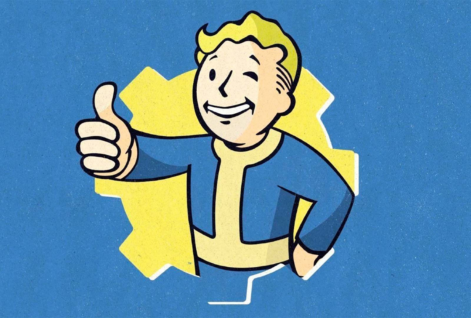 fallout logo vault boy