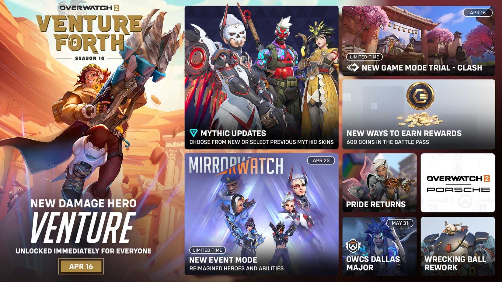 When does Overwatch 2 season 10 start, and what’s included?