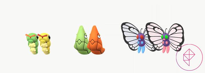 Can Caterpie be shiny in Pokémon Go?