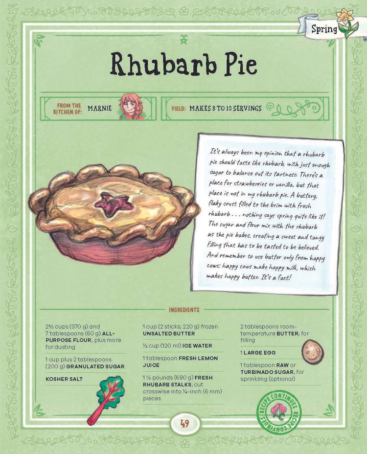 Stardew Valley’s cookbook is all about the game’s characters