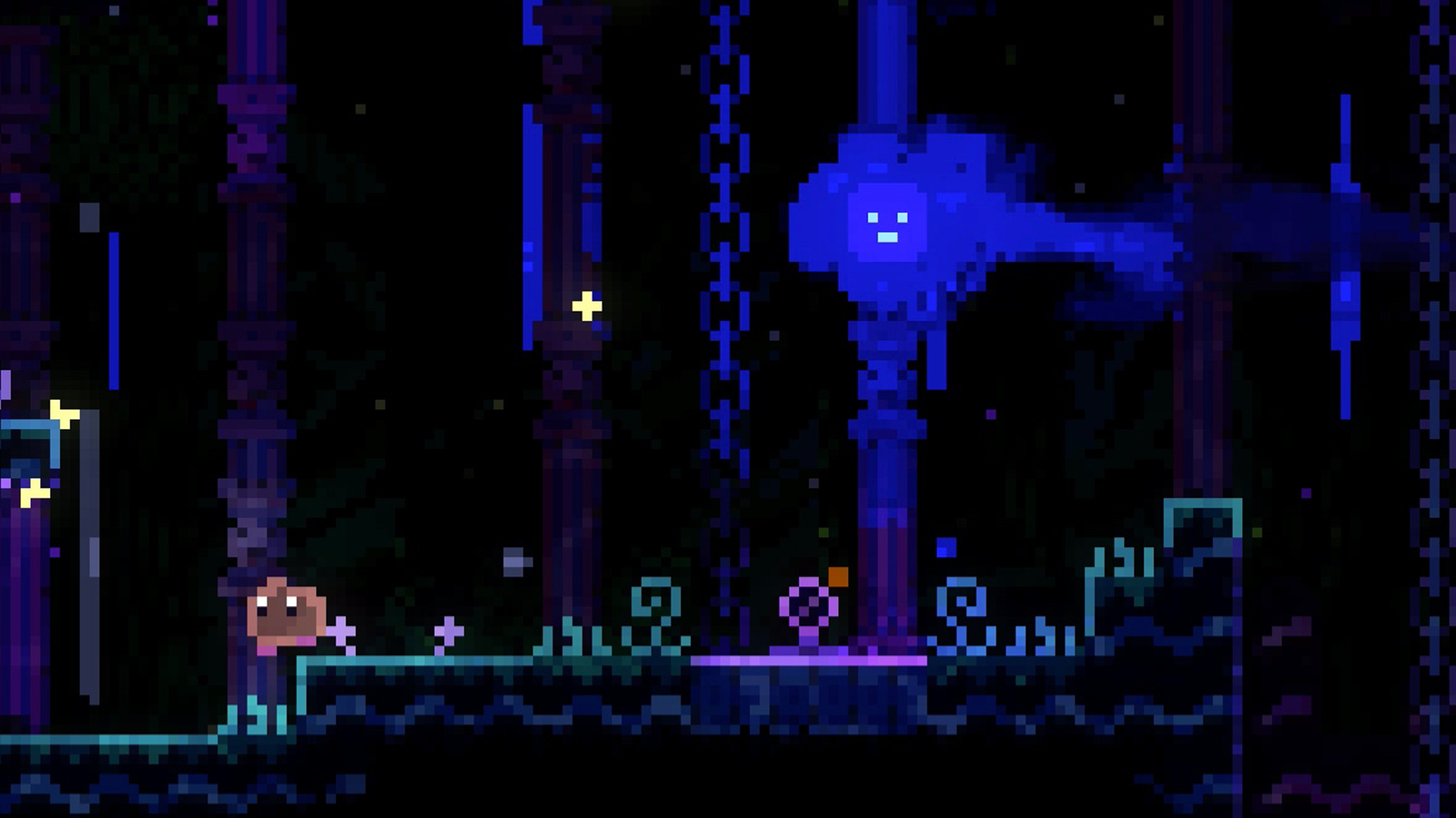 How to get past the first ghost in Animal Well