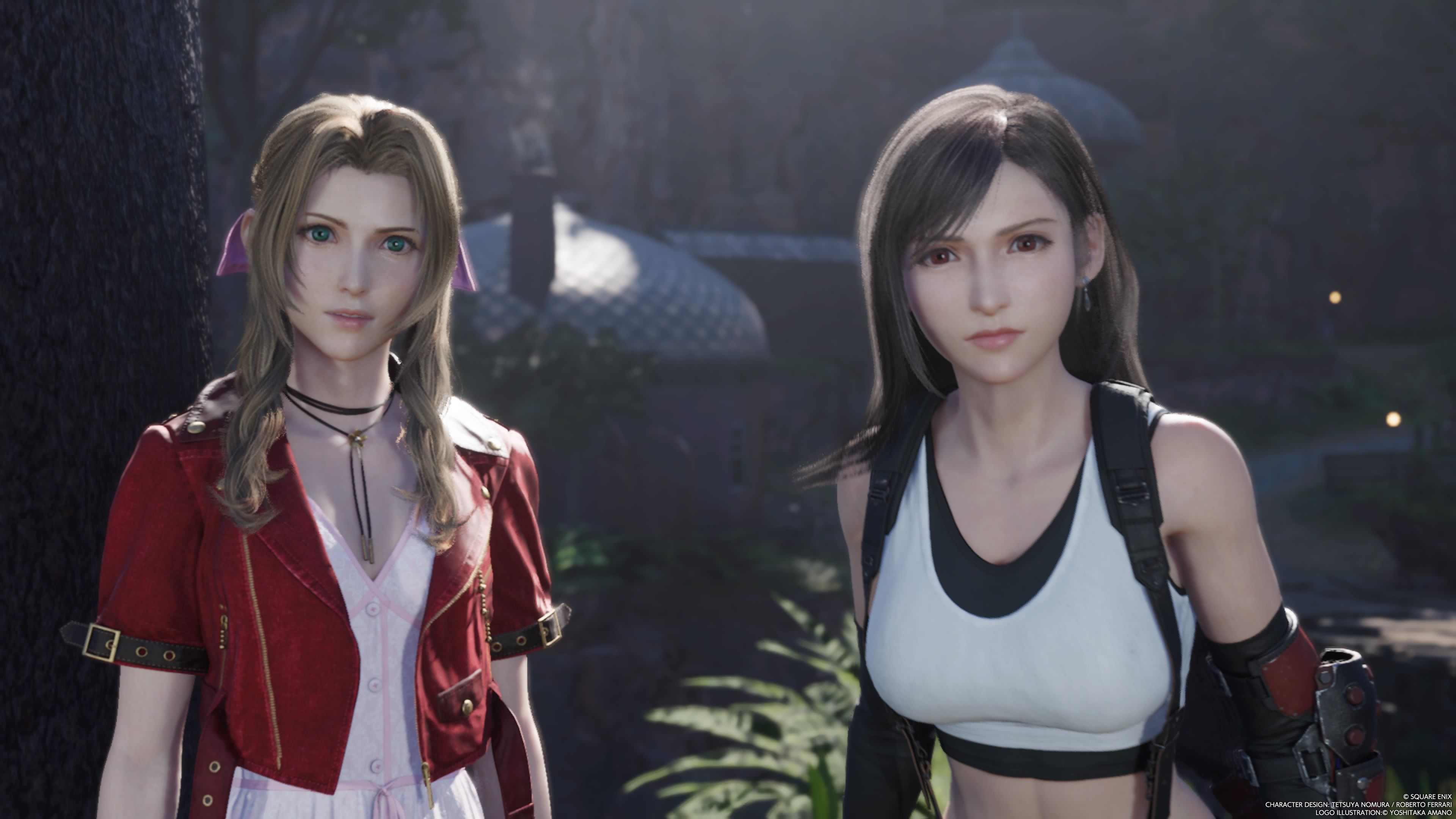 Dua Final Fantasy Vii Cloud Strife Tifa Lockhart Final Fantasy 7