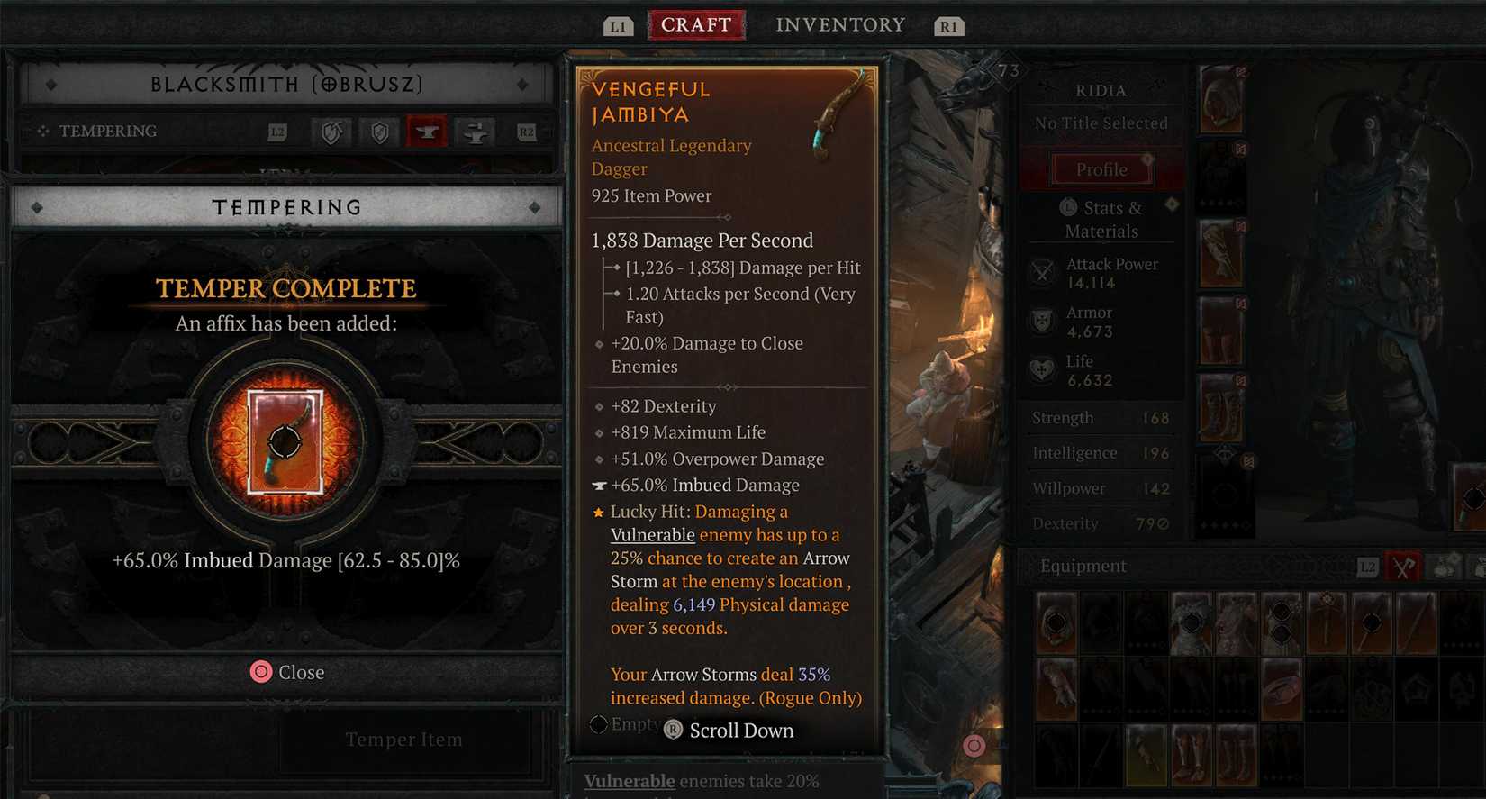 How to add affixes with Tempering in Diablo 4, plus all Temper Manuals