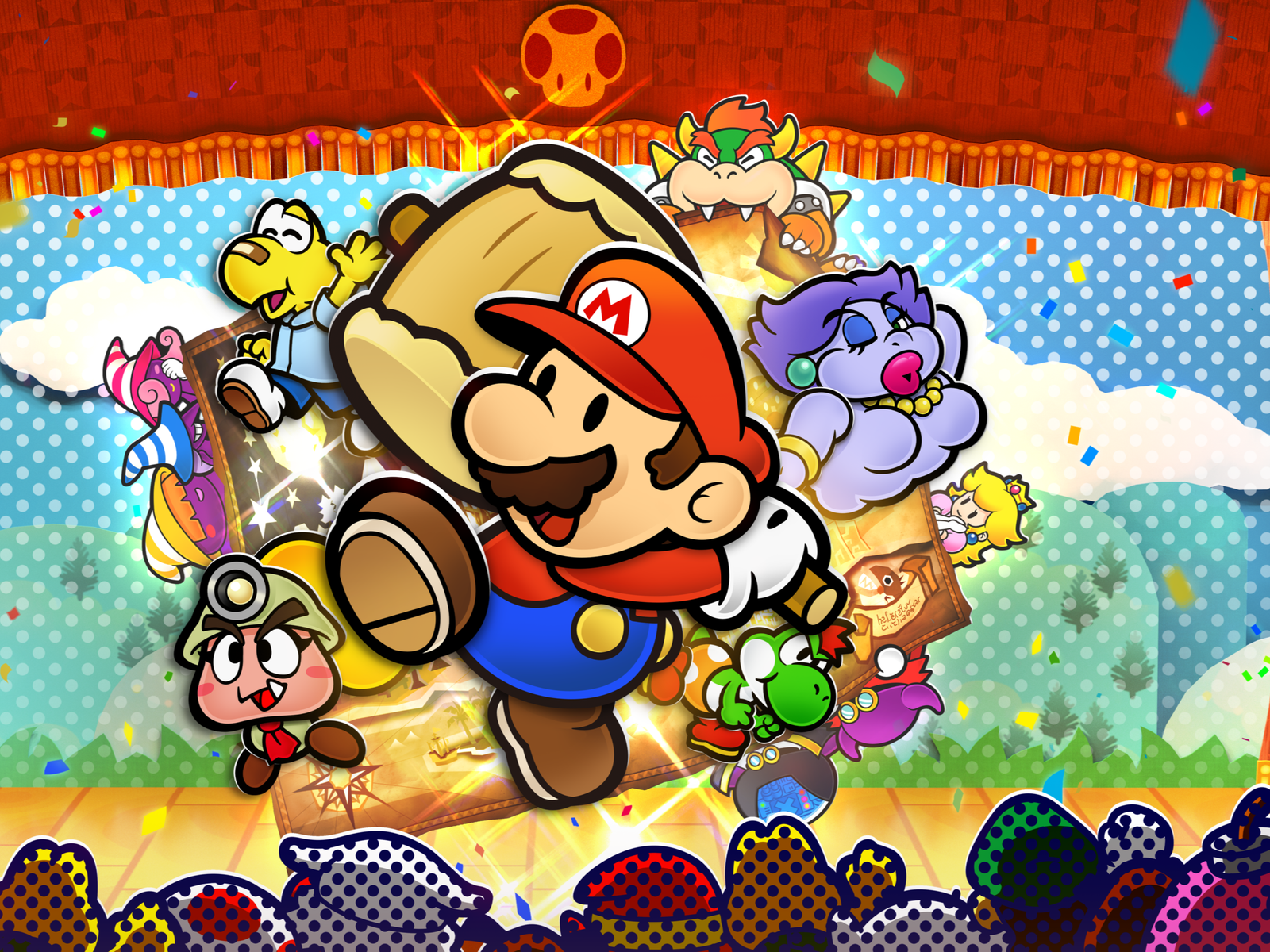 Paper Mario Background Wallpaper