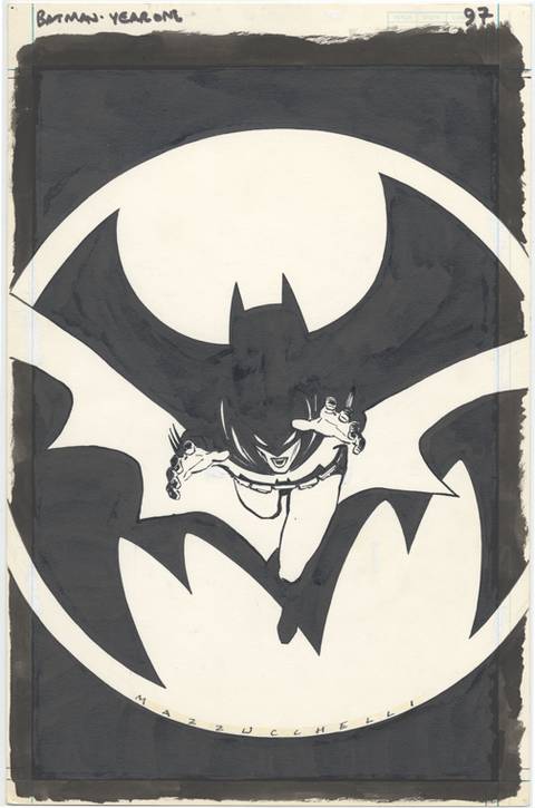 batman comic headshot