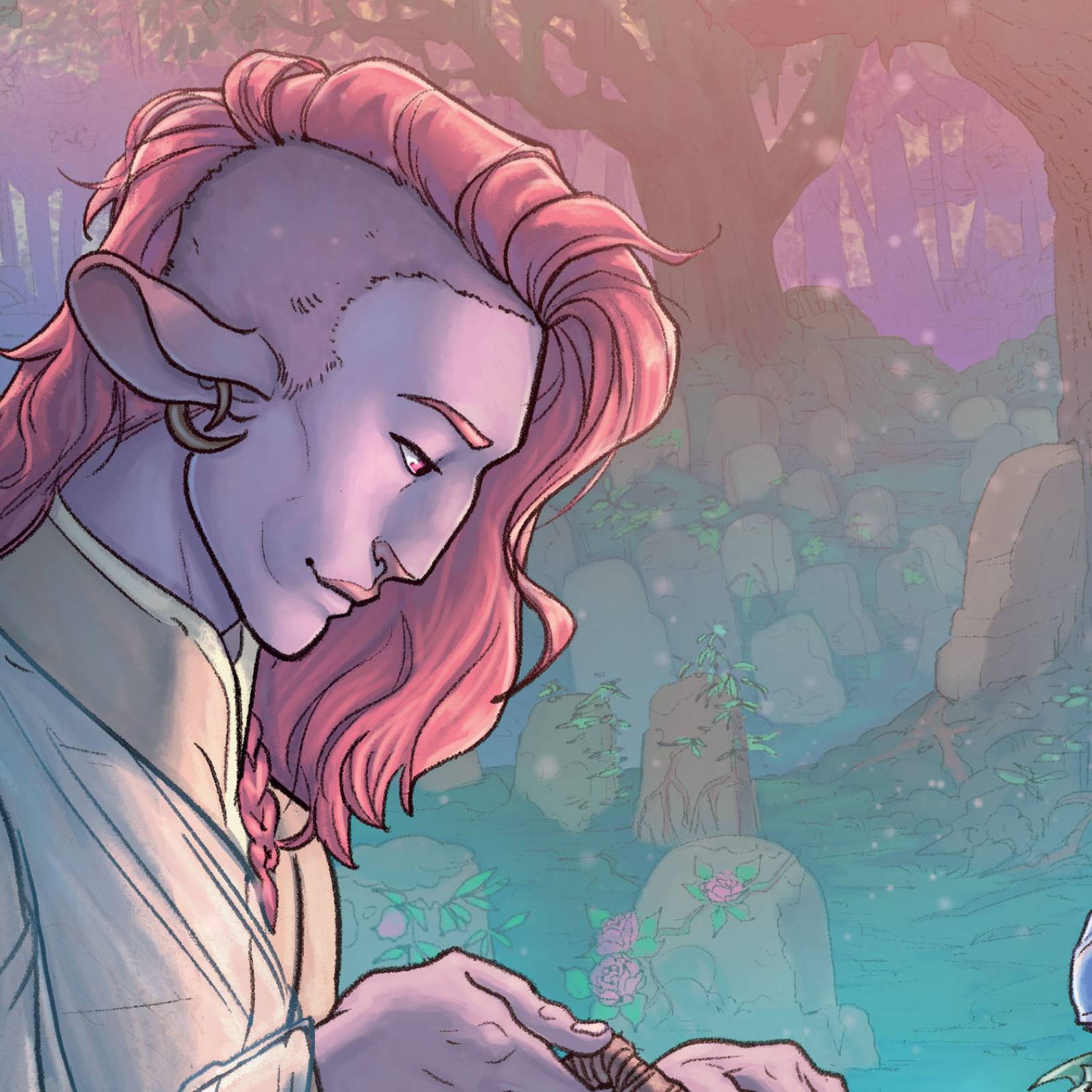 caduceus clay background