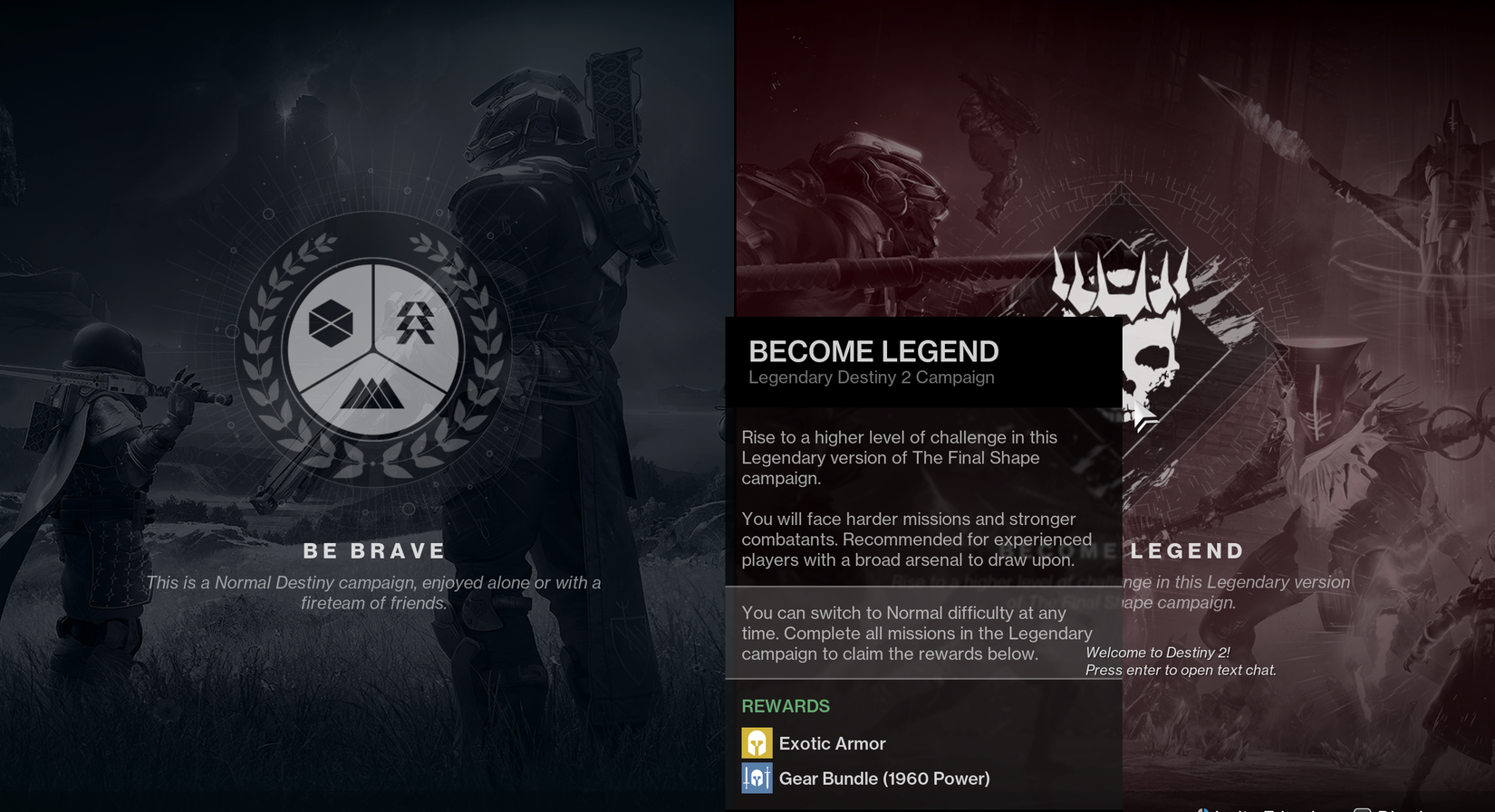 Destiny 2 The Final Shape Legendary campaign rewards