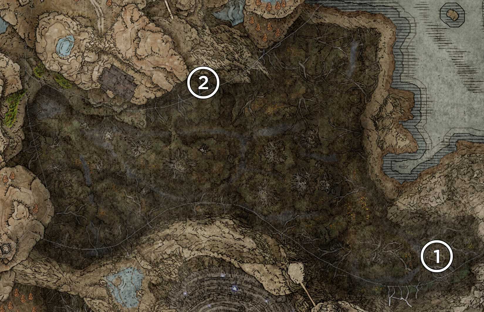 All Scadutree Fragment locations map in Elden Ring DLC