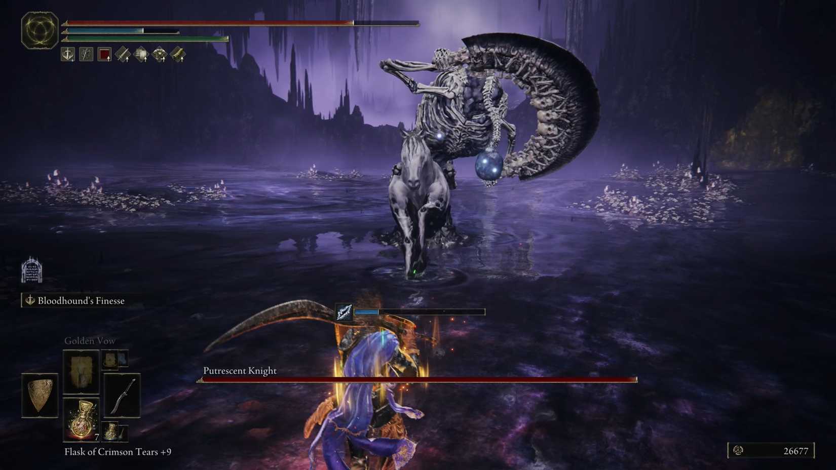 Putrescent Knight location, weakness, and how to beat in Elden Ring DLC