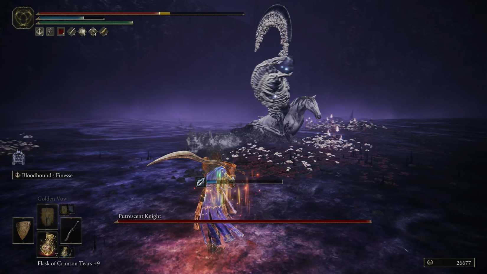 Putrescent Knight location, weakness, and how to beat in Elden Ring DLC