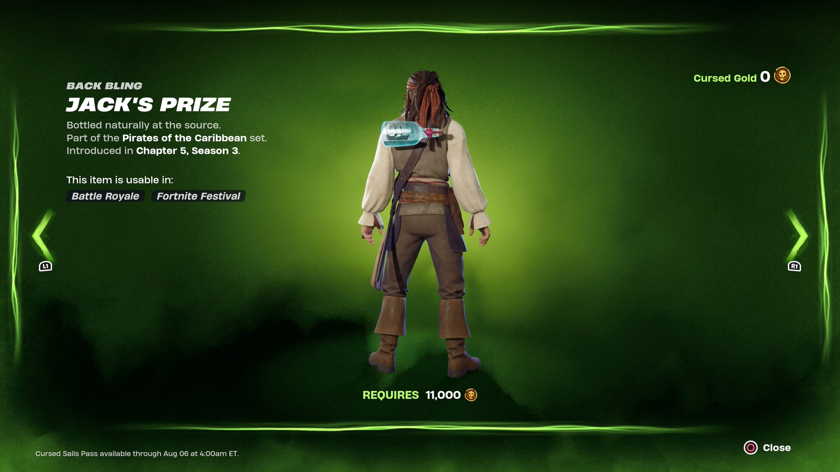 Fortnite Cursed Sails event skins, items, and rewards list