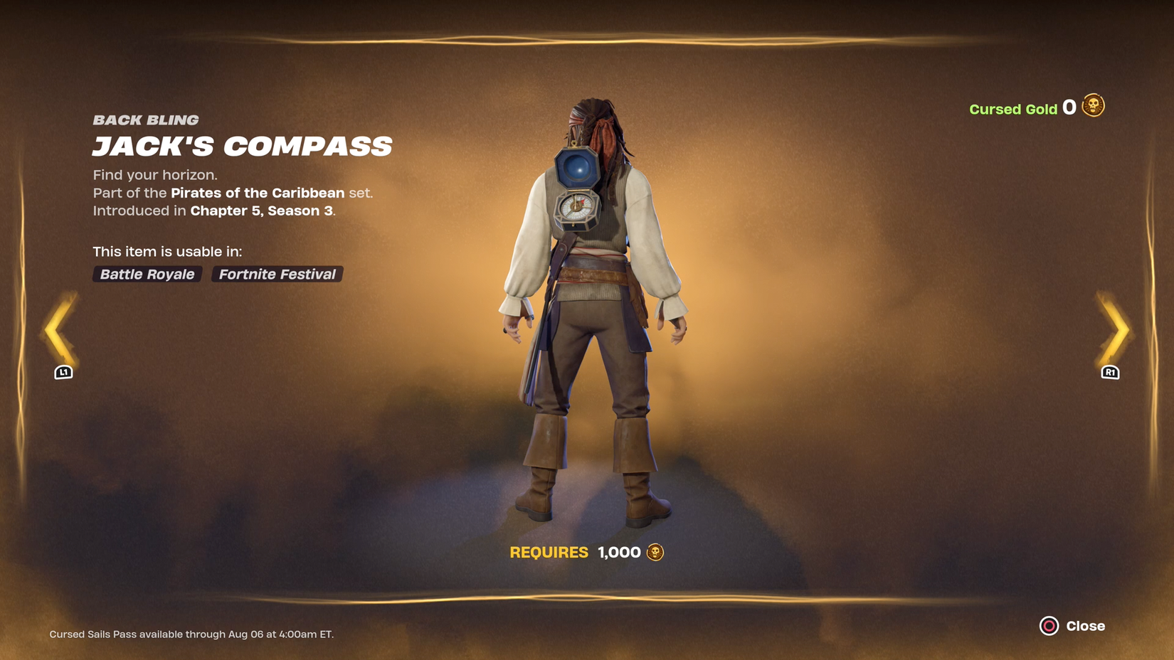 Fortnite Cursed Sails event skins, items, and rewards list