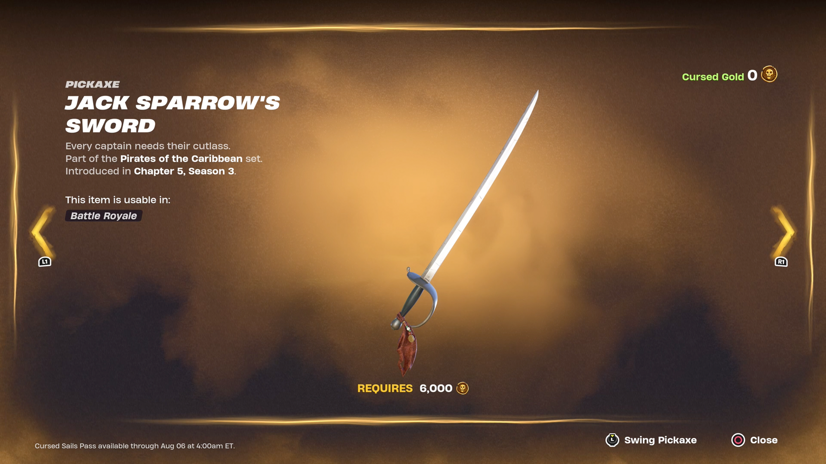 Fortnite Cursed Sails event skins, items, and rewards list
