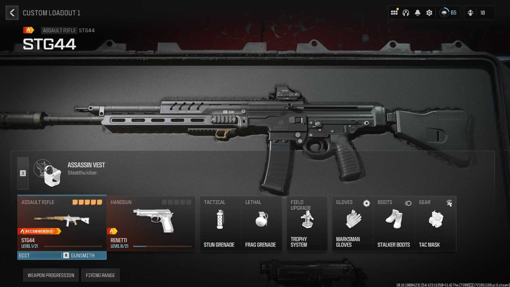 Best STG44 loadout, class build in MW3