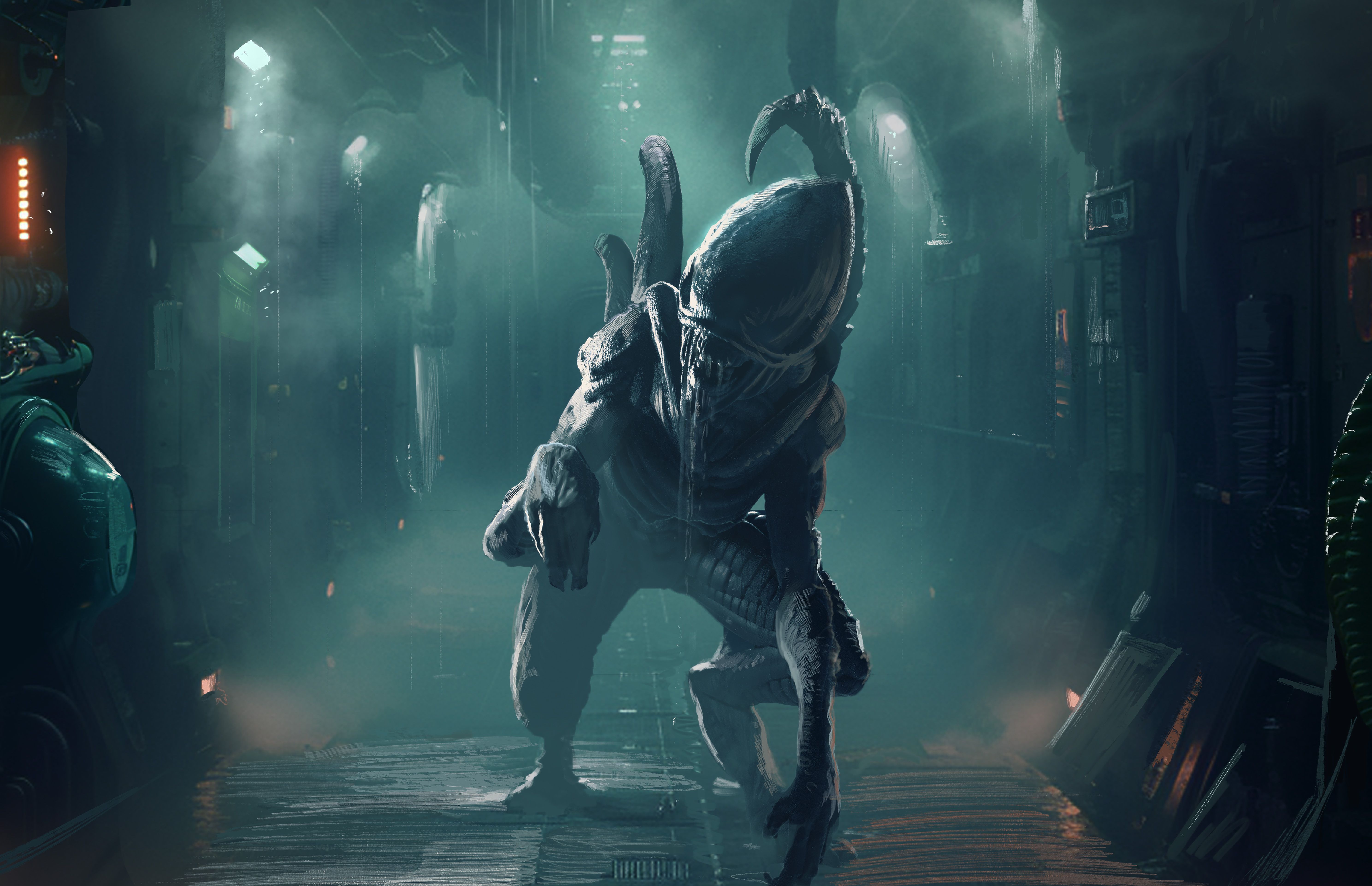 alien isolation xenomorph wallpaper