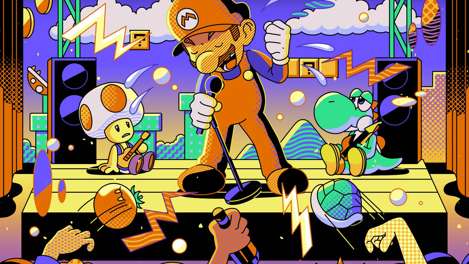 yoshi sadly throwing it back