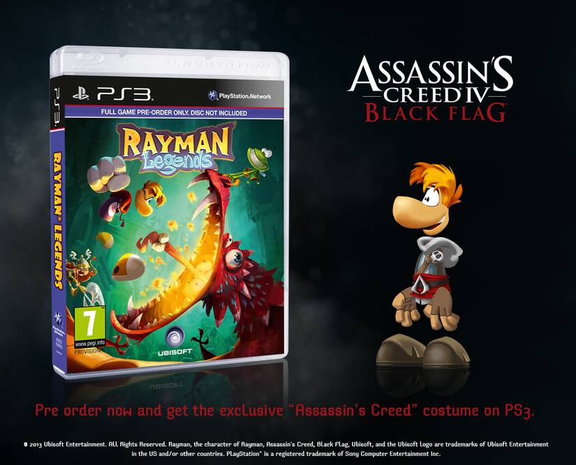 Rayman and friends go under the sea in this aquatic Rayman Legends trailer