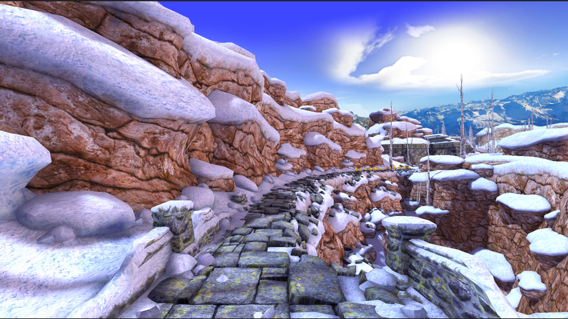 Virtual reality Temple Run is a free first-person endless runner