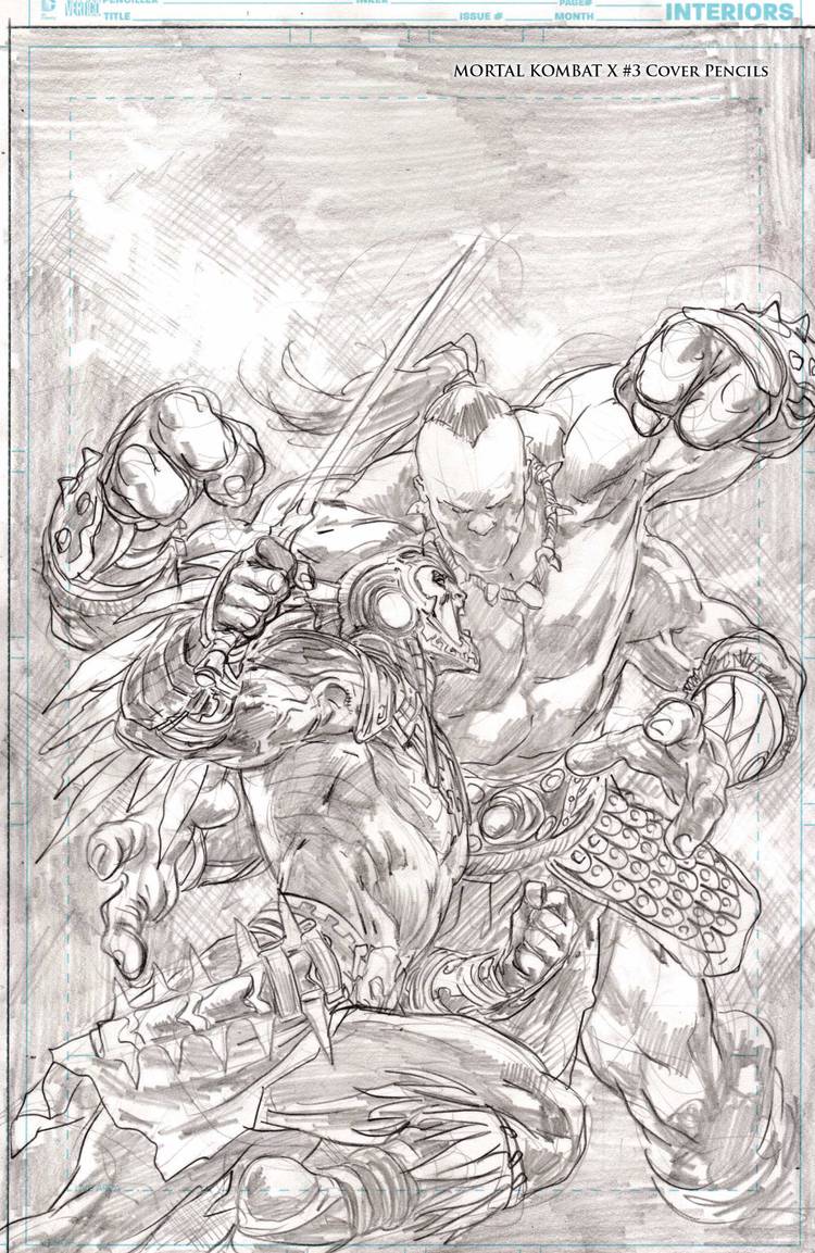 Exclusive art from DC Comics' Mortal Kombat X collection, available ...