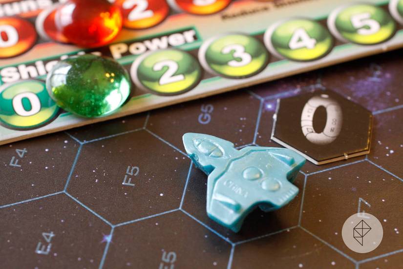 Check out the hand-made prototype for the Battlestations board game