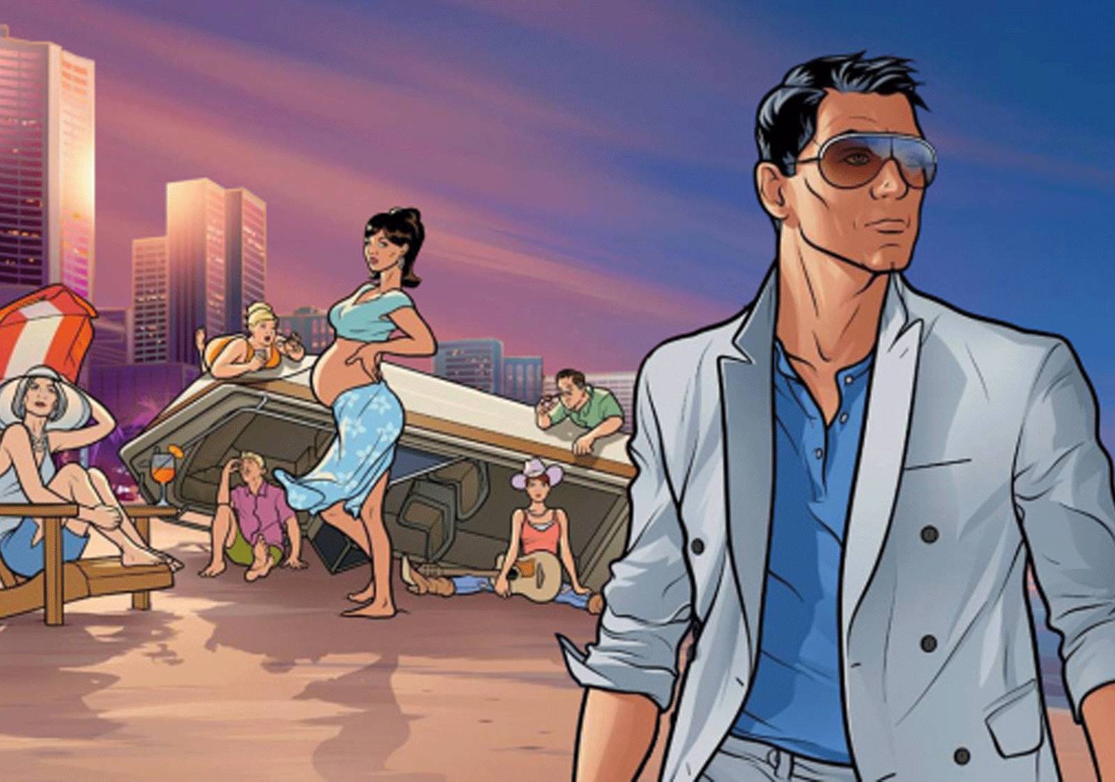 archer vice wallpaper